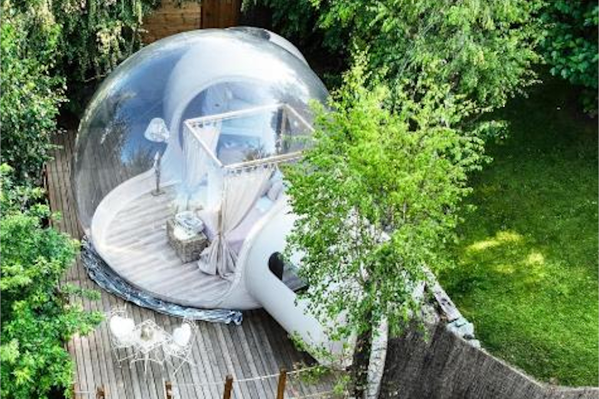 Bubble Room in Piemonte: dormire in una bolla
